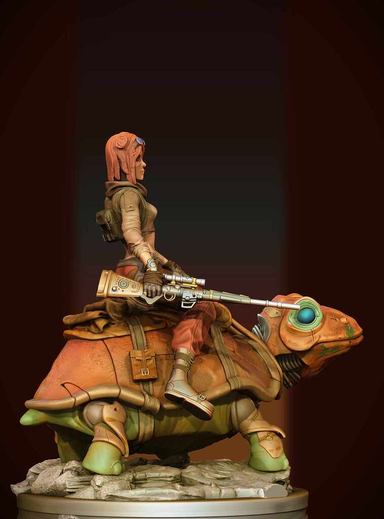 Steampunk Girl Scout new version - ZBrushCentral