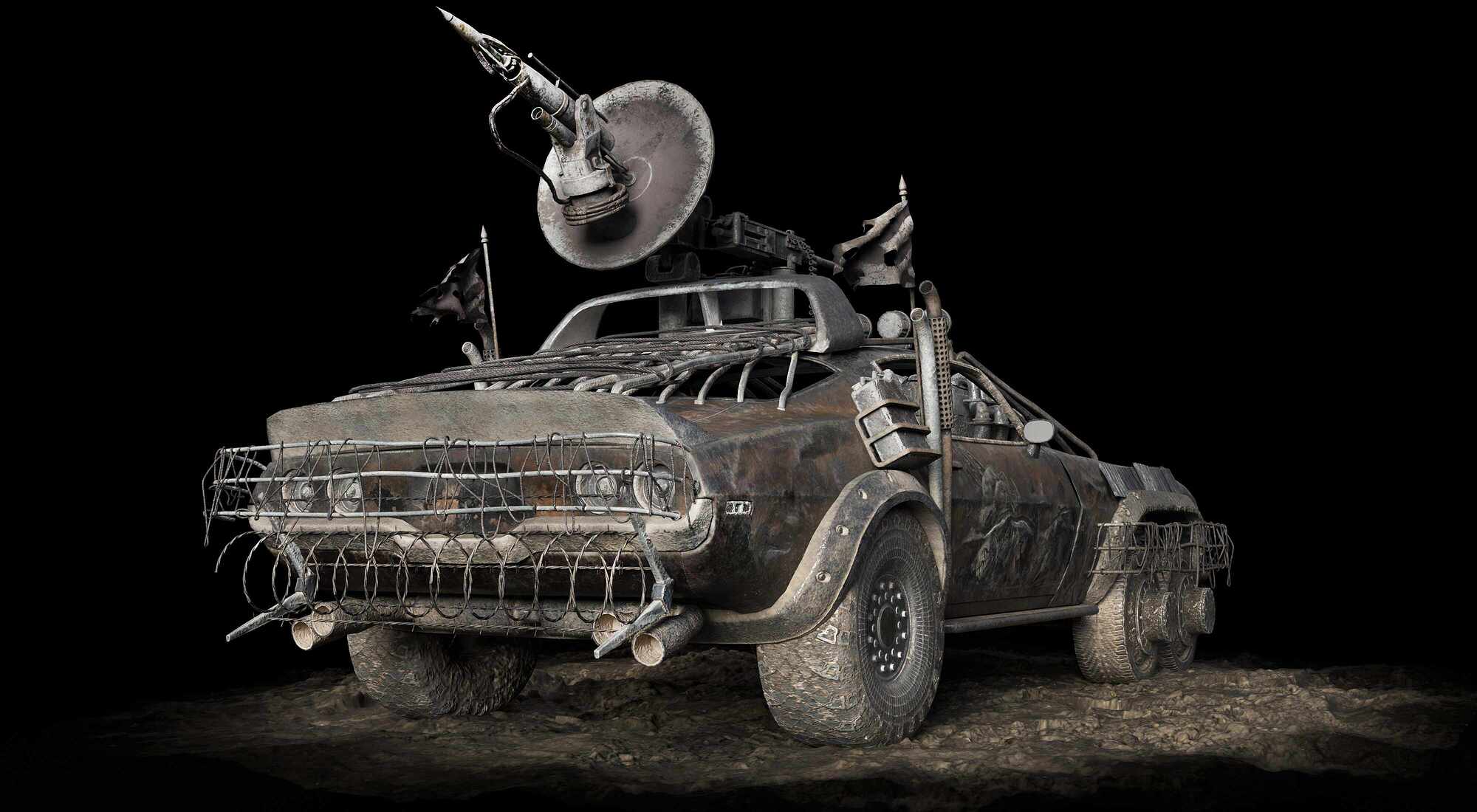 Post Apocalyptic Camaro - ZBrushCentral