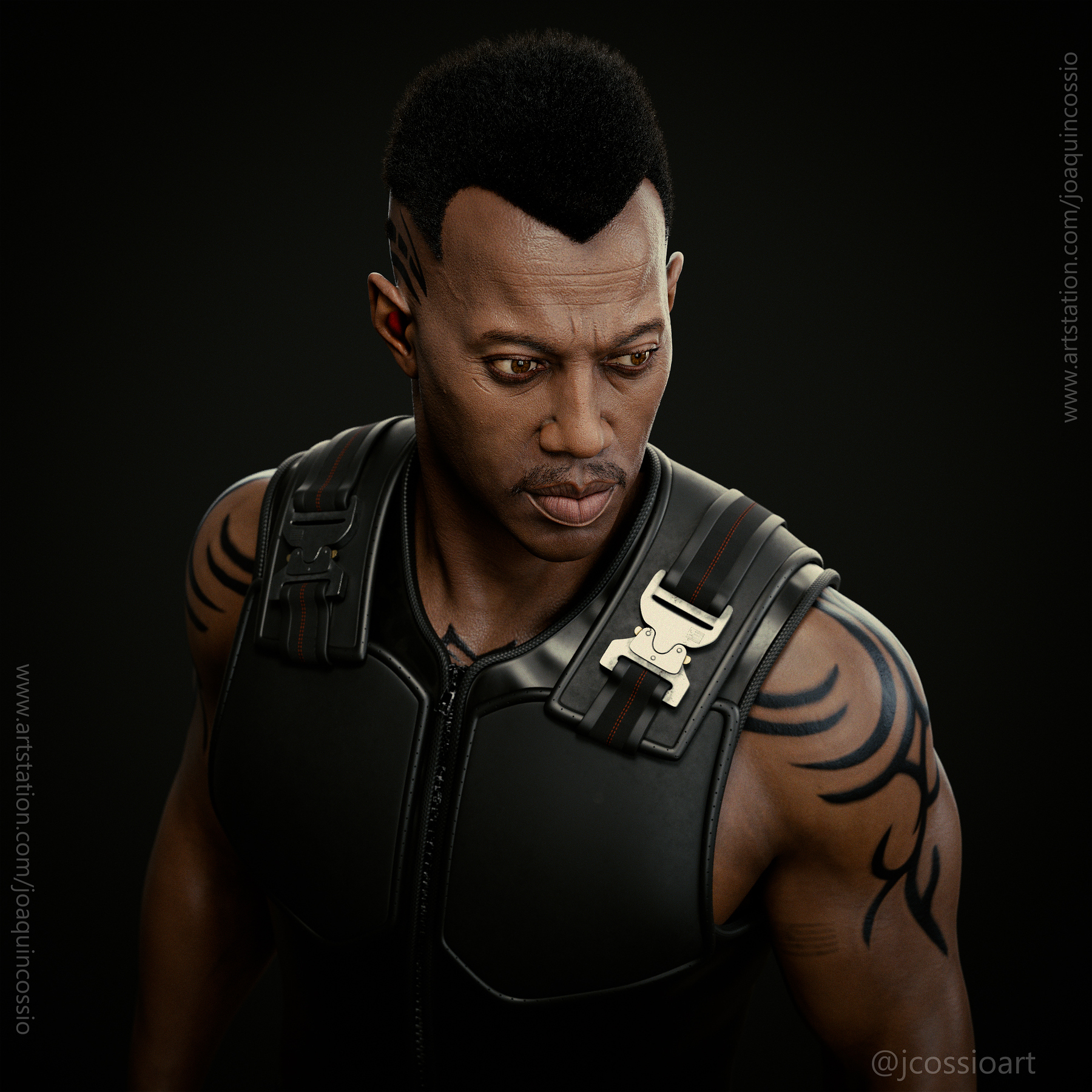 Blade: Wesley Snipes - Fan Art - ZBrushCentral