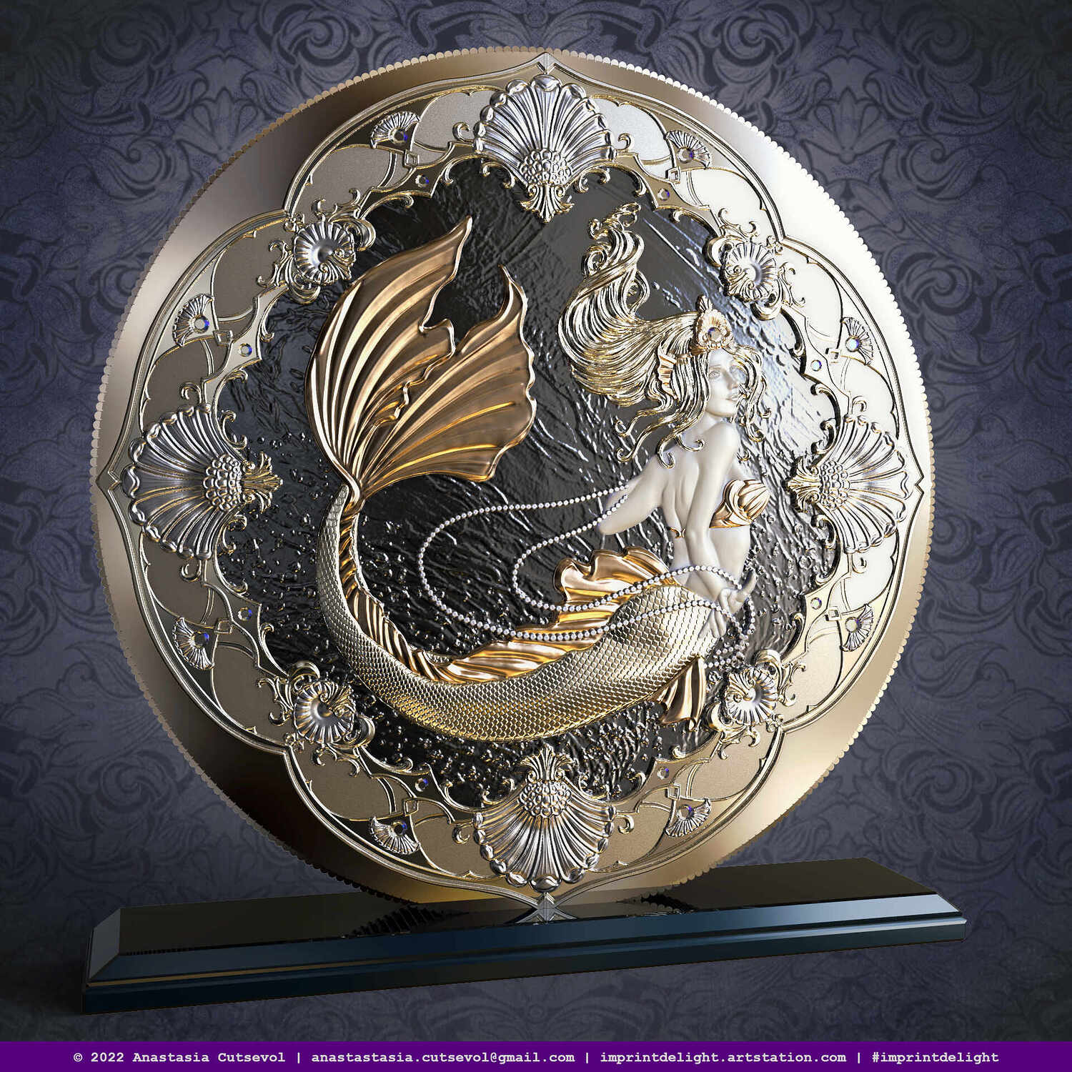 Mermaid Coin - ZBrushCentral