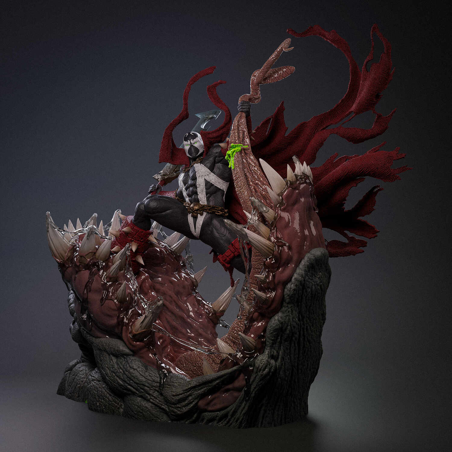 Spawn vs Malebolgia. Fan art - ZBrushCentral