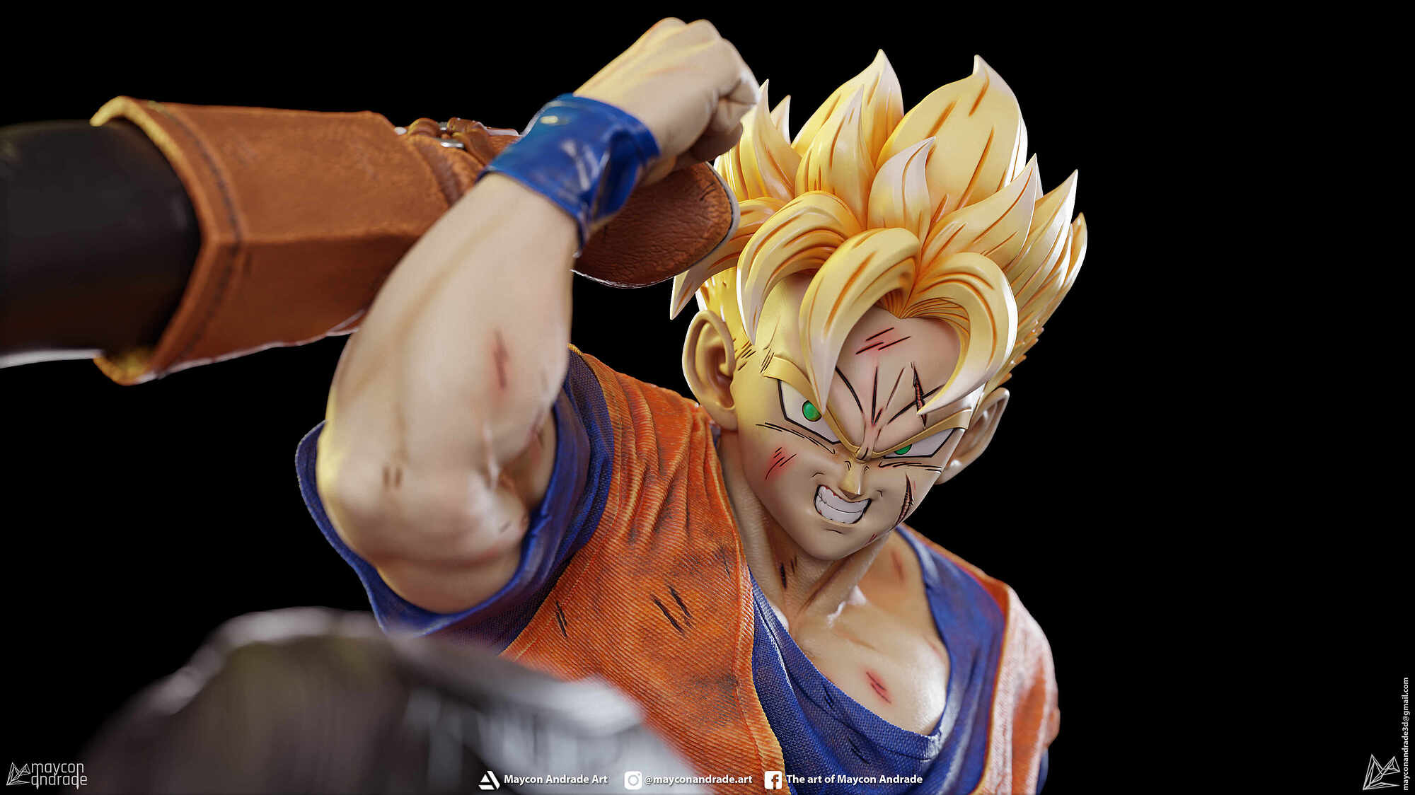Gohan Death - #5 by Rob_Silva - ZBrushCentral