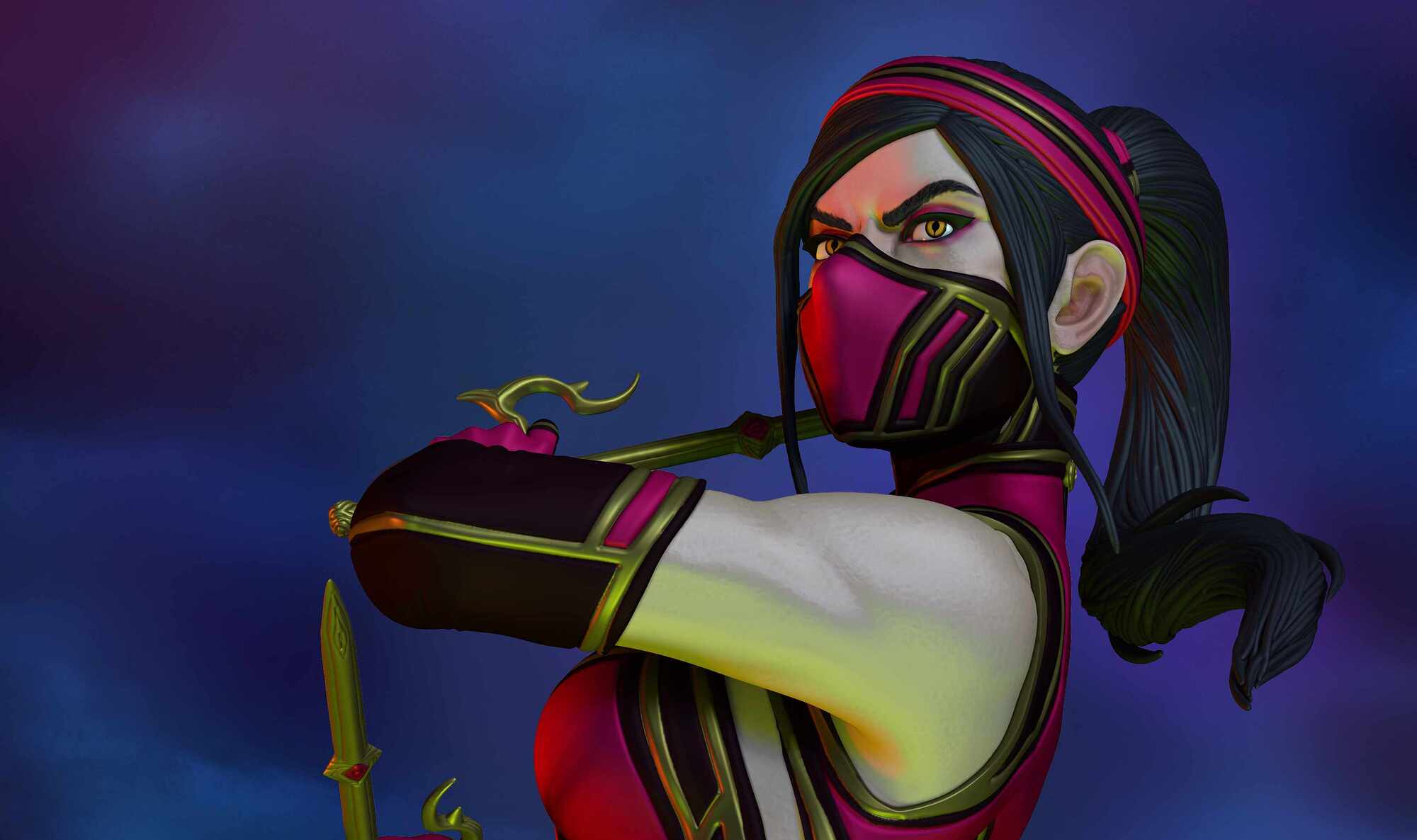 Mileena - Mortal Kombat Fanart - ZBrushCentral