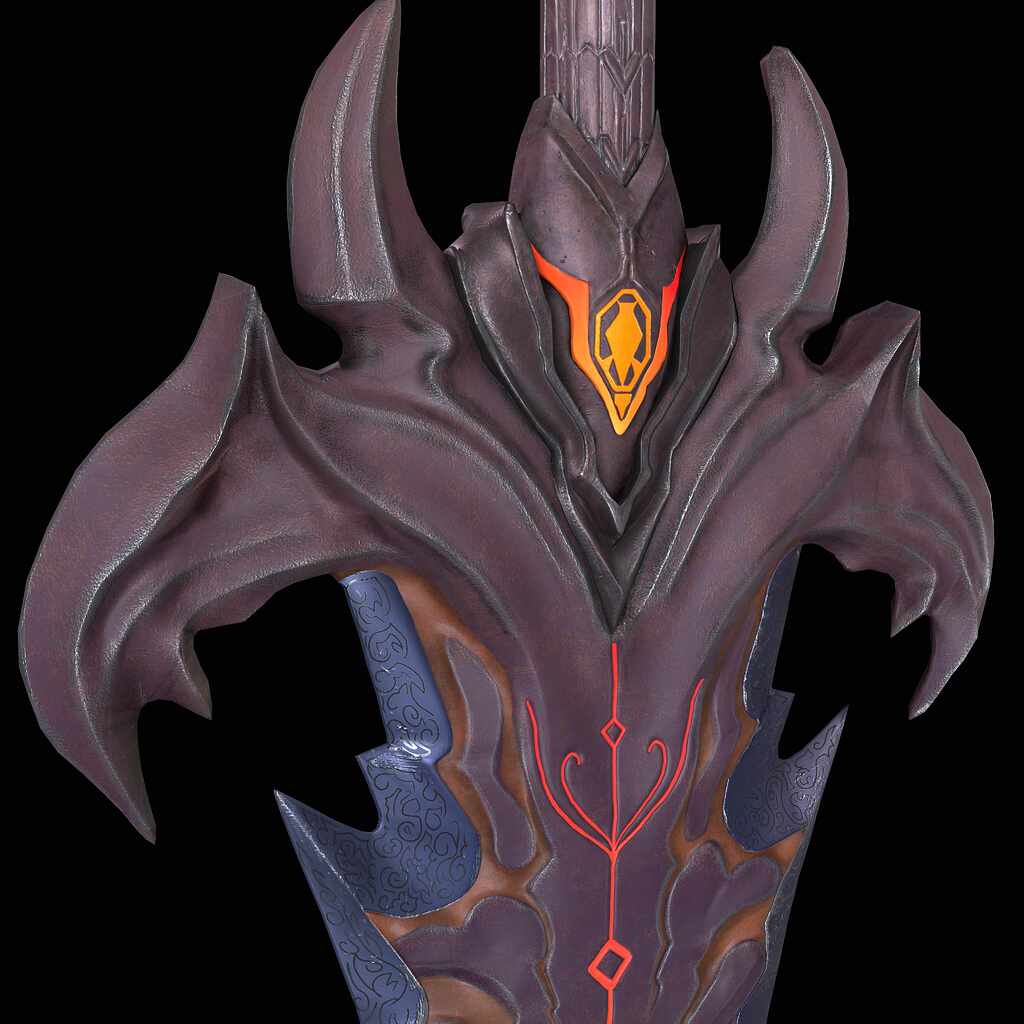 DEMON DRAGON SWORD, https://www.artstation.com/artwork/w09wQX ...