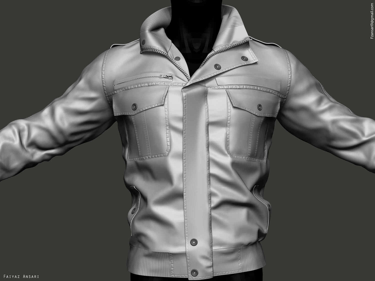Cargo_Jacket - ZBrushCentral