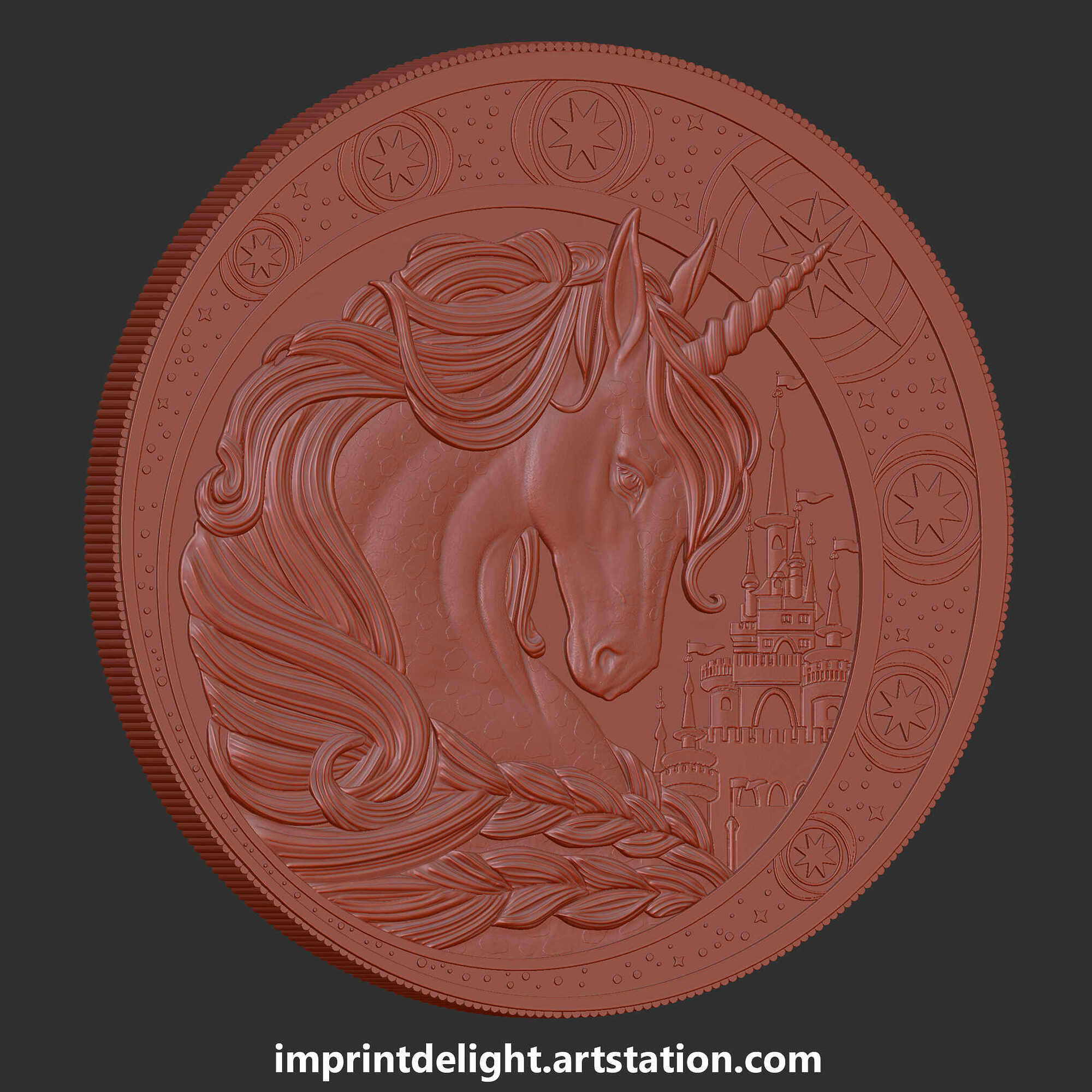 Unicorn Coin - ZBrushCentral