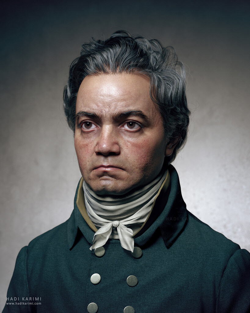 Ludwig van Beethoven (1812) - ZBrushCentral