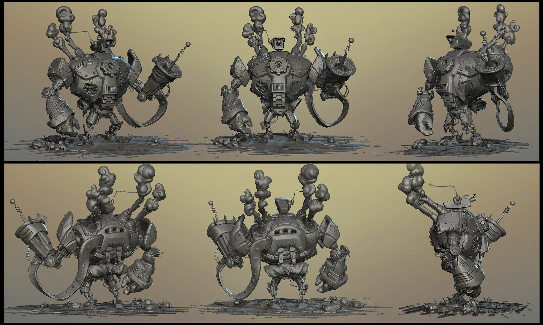 Cartoon Robot - ZBrushCentral