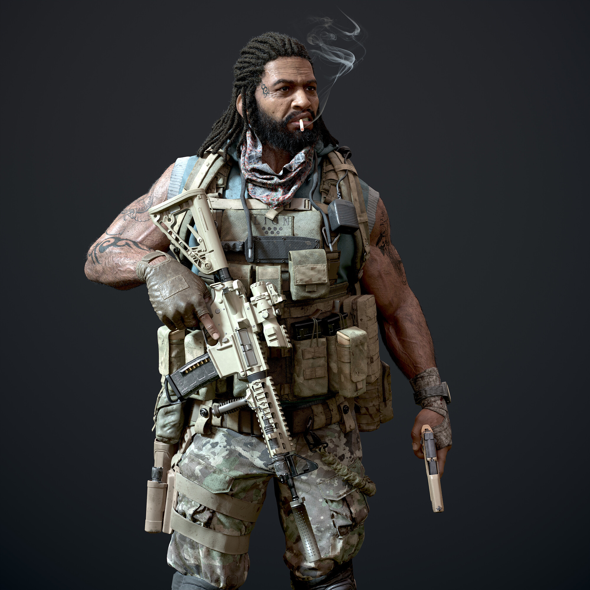 The Dreads Soldier - ZBrushCentral