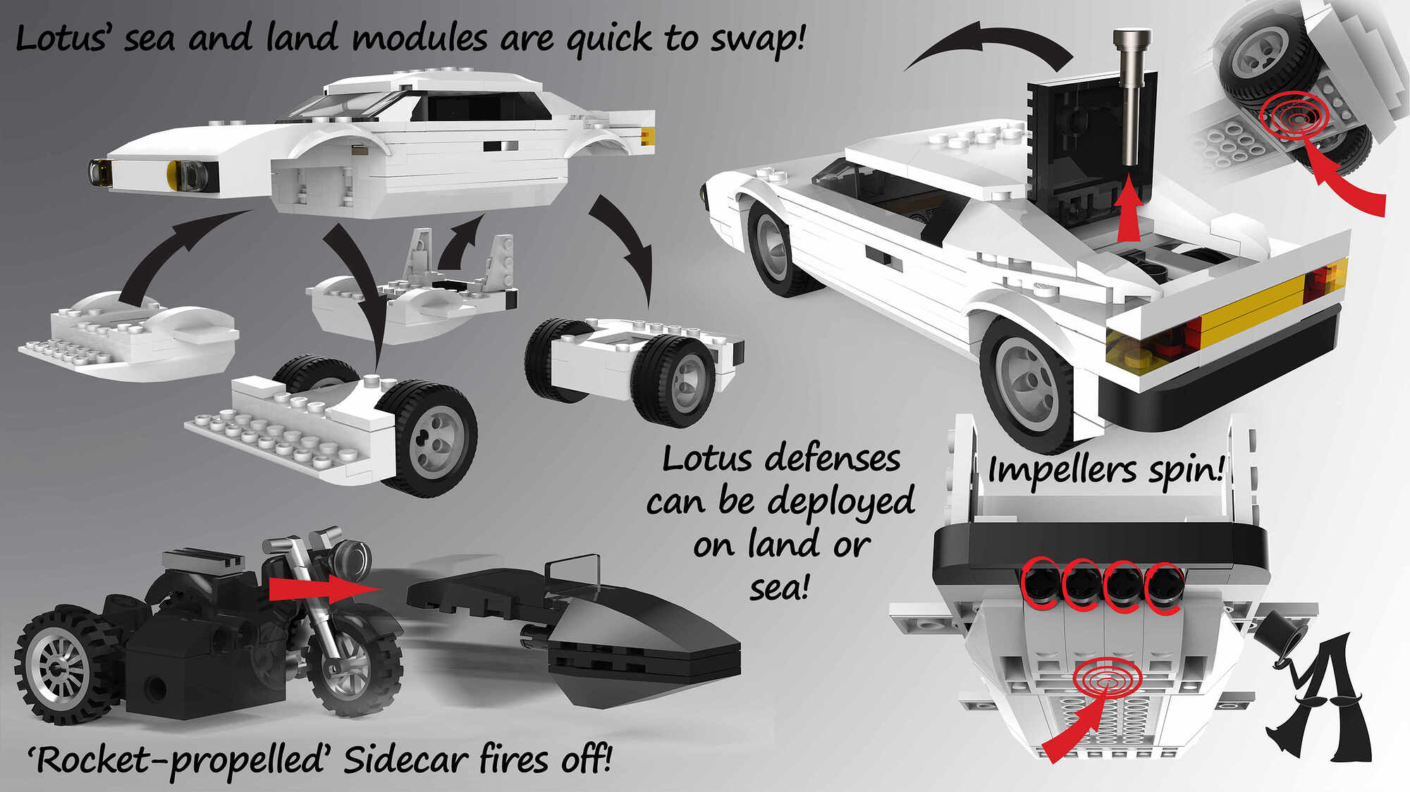 The Spy Who Loved Me - Lego Set Concept Model - ZBrushCentral