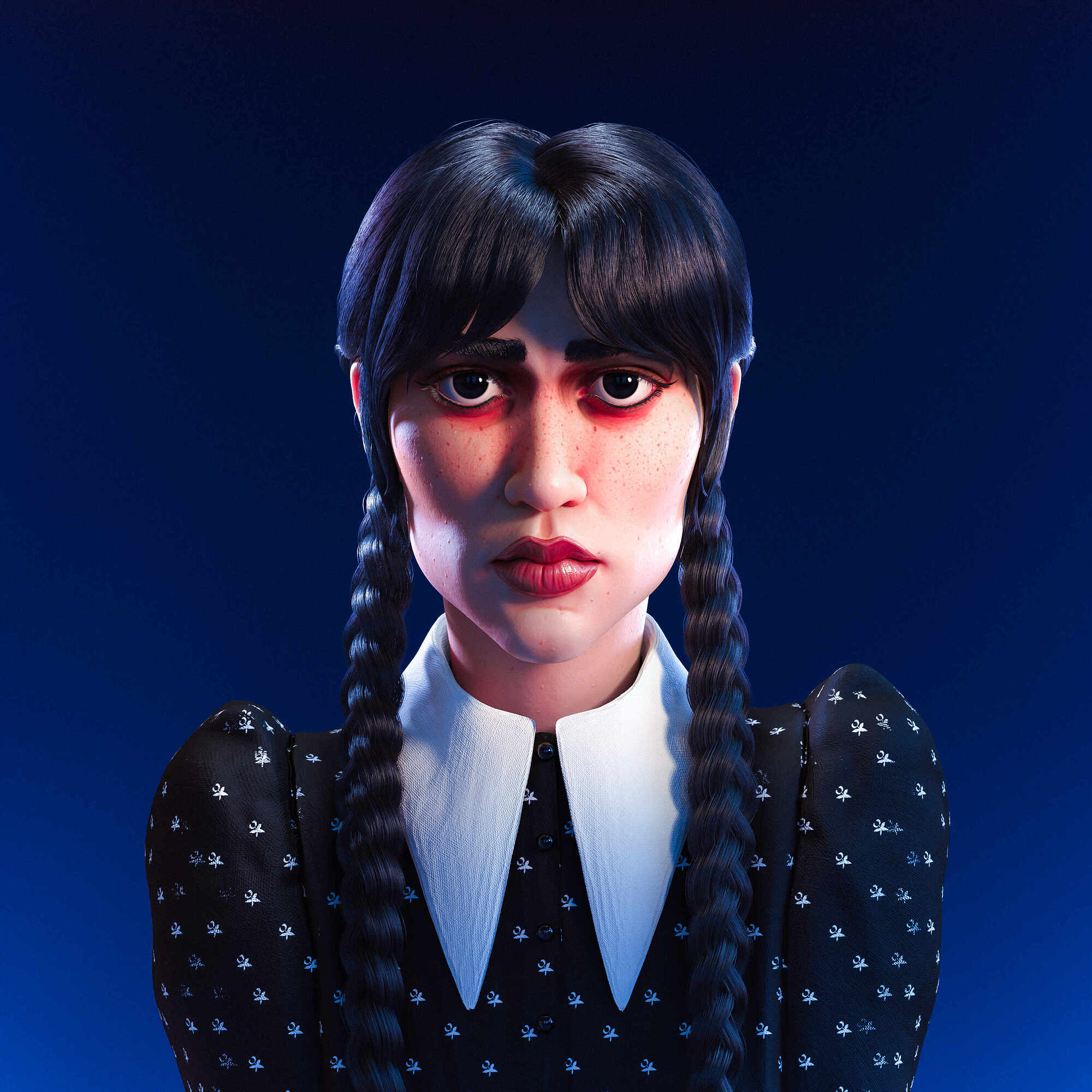 Wednesday Addams - ZBrushCentral