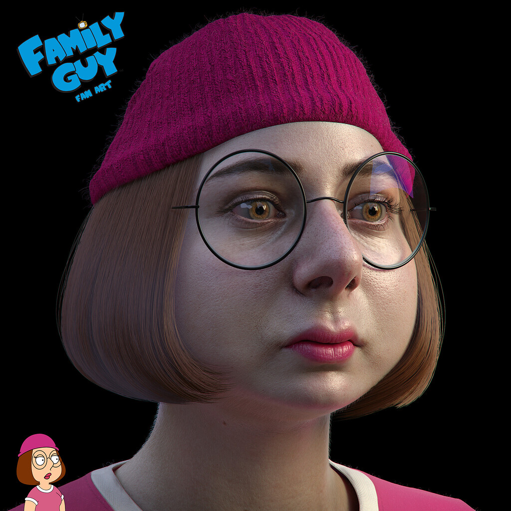 Meg Griffin - Family Guy fan art - ZBrushCentral