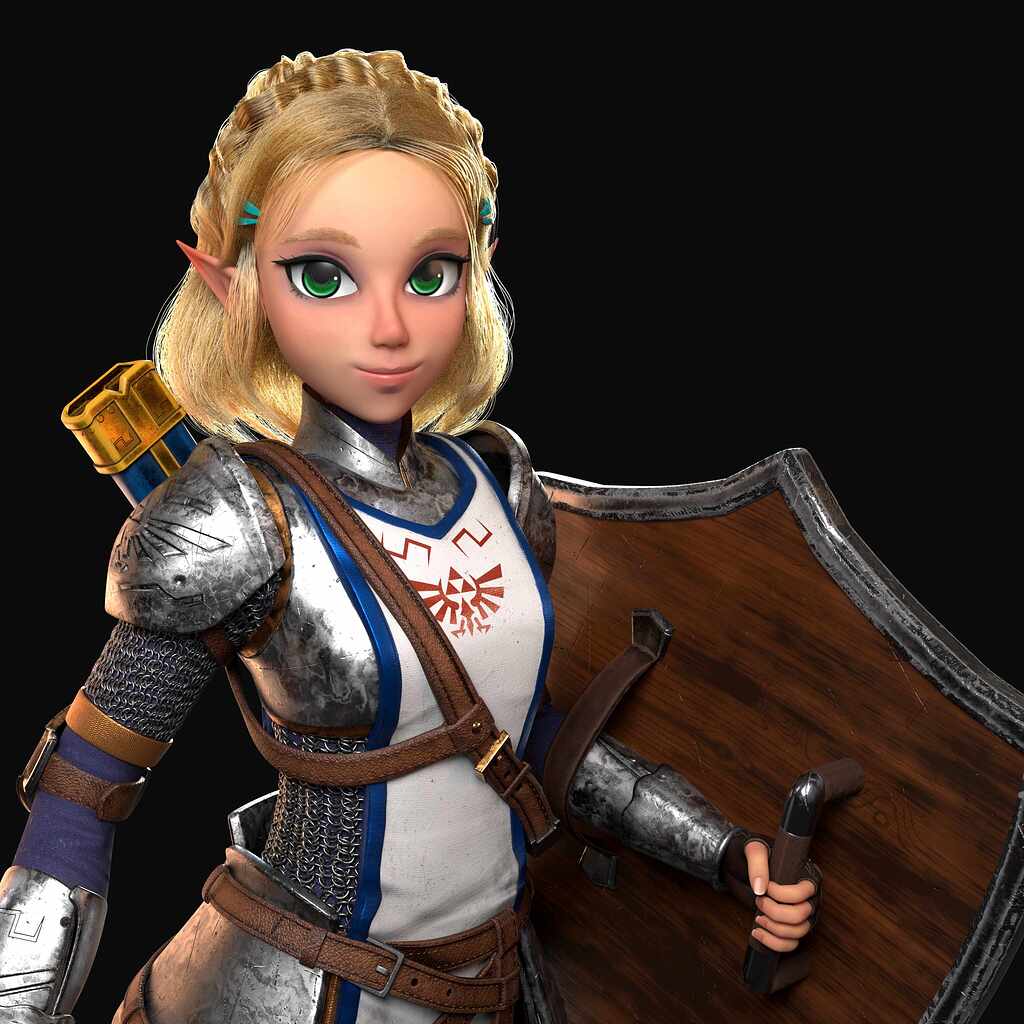 Zelda 3D Artwork - ZBrushCentral