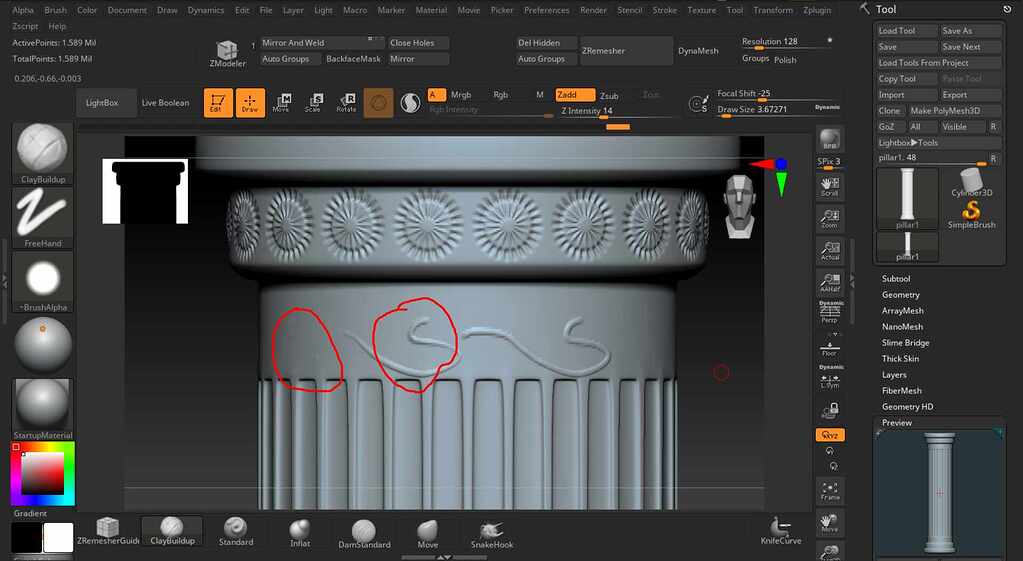Need help with symmetry - ZBrushCentral