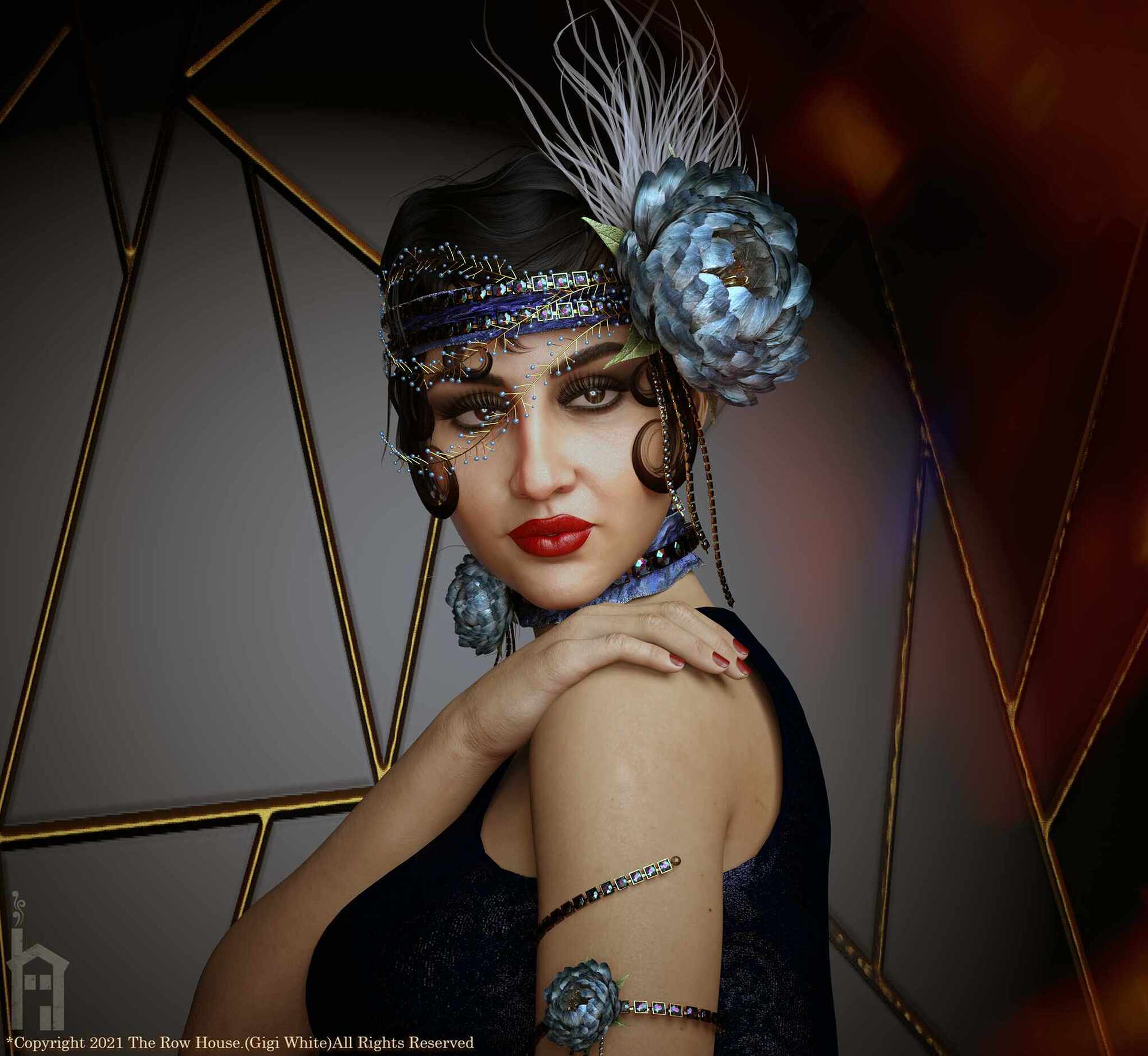 The Playful Miss Birdy The Great Gatsby "East Egg" 1920s - ZBrushCentral