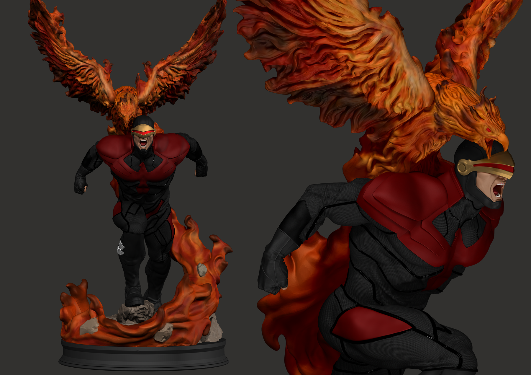 Cyclops phoenix force - ZBrushCentral