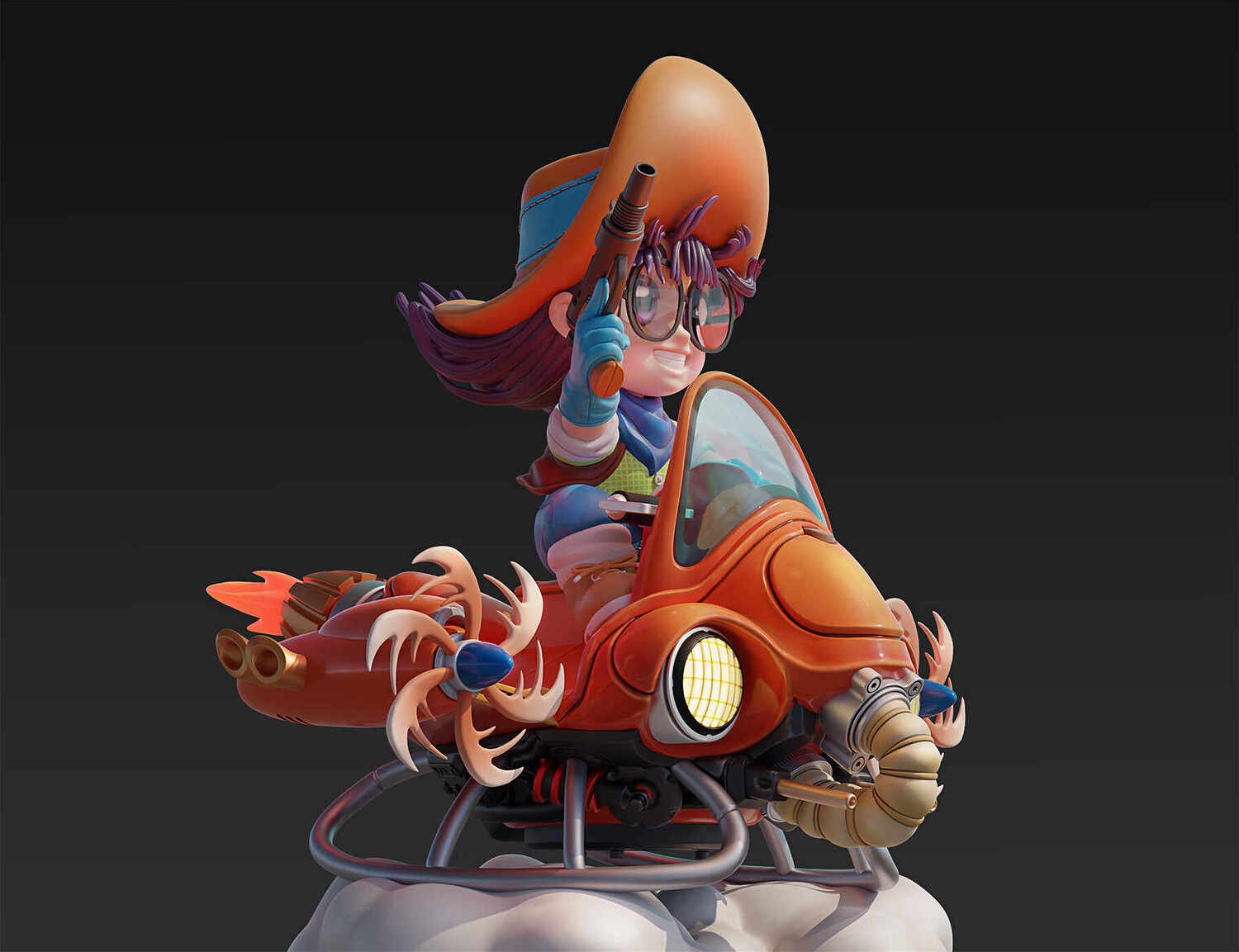 Arale Fan Art - ZBrushCentral