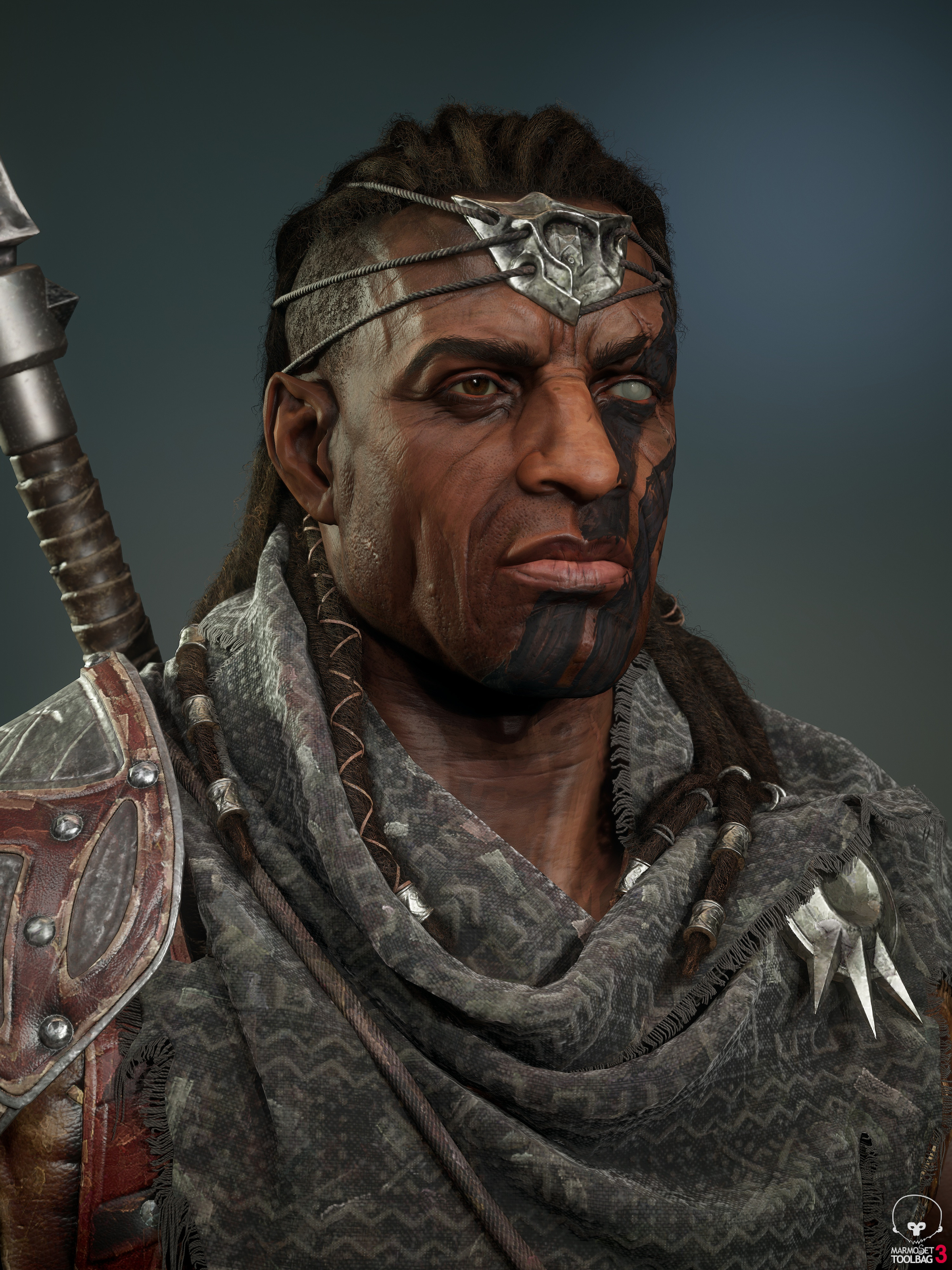 Barbarian - realtime character - ZBrushCentral