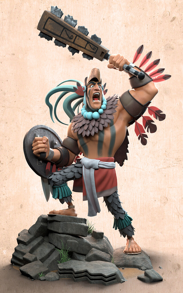 Acalan the Eagle warrior - ZBrushCentral