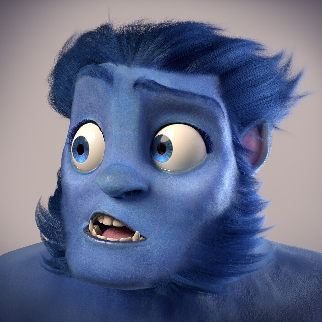 Stylized X-men Beast - ZBrushCentral