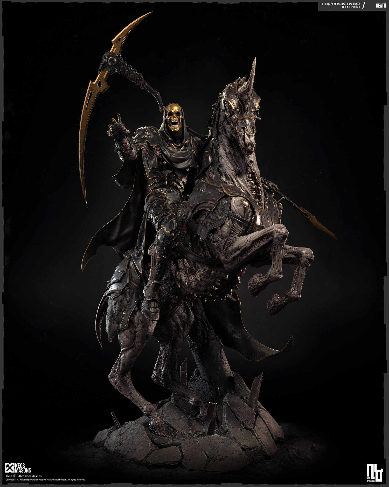 The Four Horsemen - DEATH - Neo-Apocalypse - ZBrushCentral