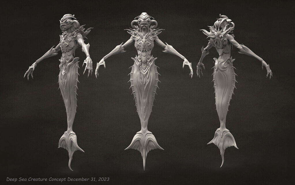 Sea Creature concept - ZBrushCentral