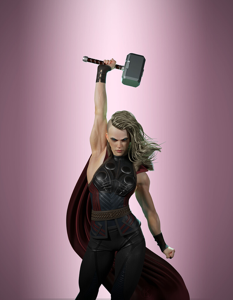 Female Thor - ZBrushCentral