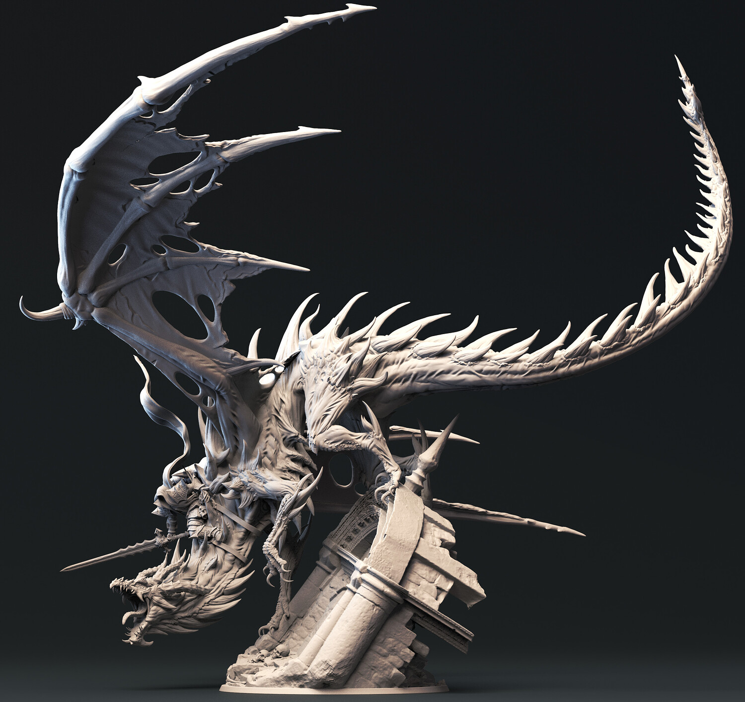 Cursed Dragon - ZBrushCentral