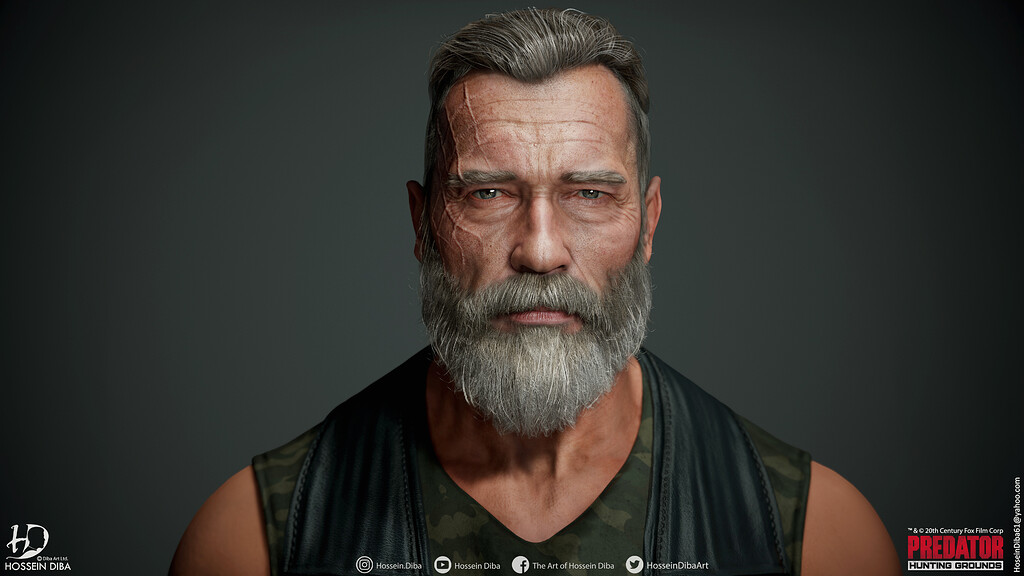 3D Model of Dutch 2025(Real time) - Predator: Hunting Grounds ...