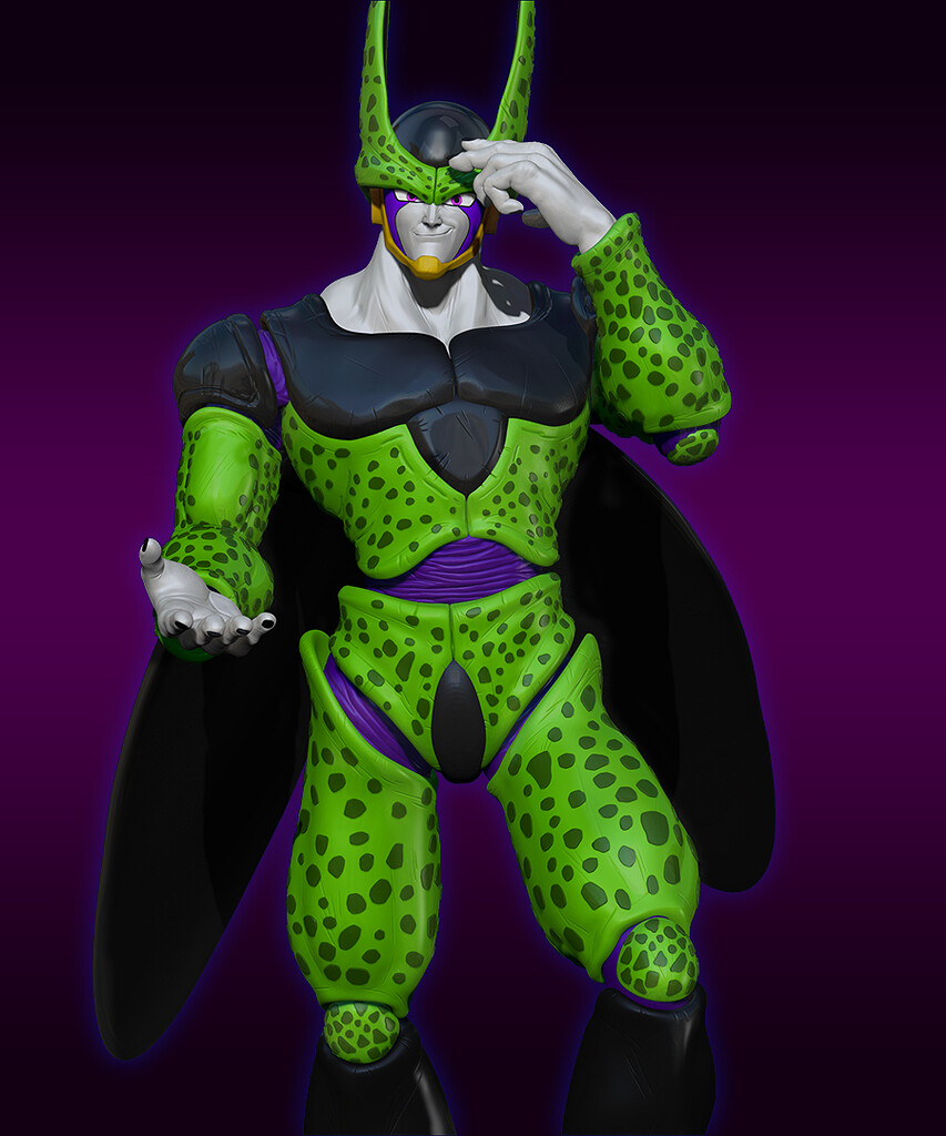 Perfect Cell Fan Art - ZBrushCentral