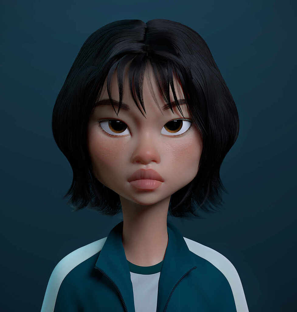 Kang Sae-Byeok (Squid Game) - ZBrushCentral