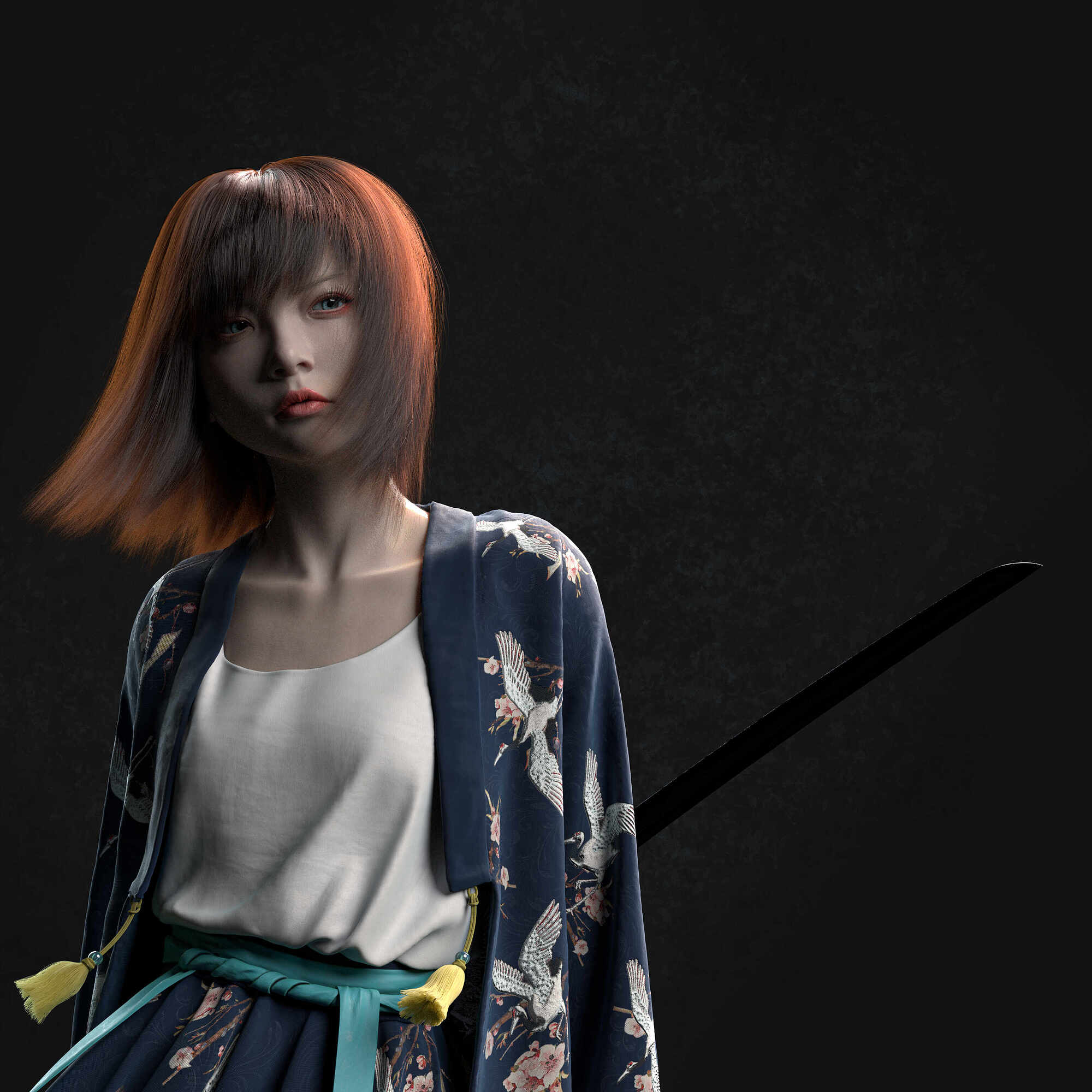 Female Samurai - ZBrushCentral