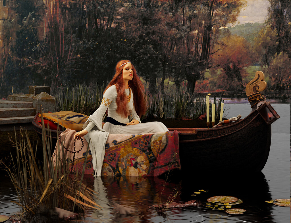 The Lady of Shalott - #3 by aurick - ZBrushCentral