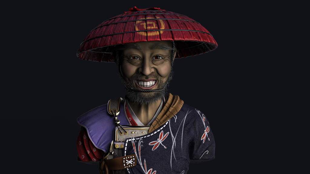Laughing Samurai - ZBrushCentral