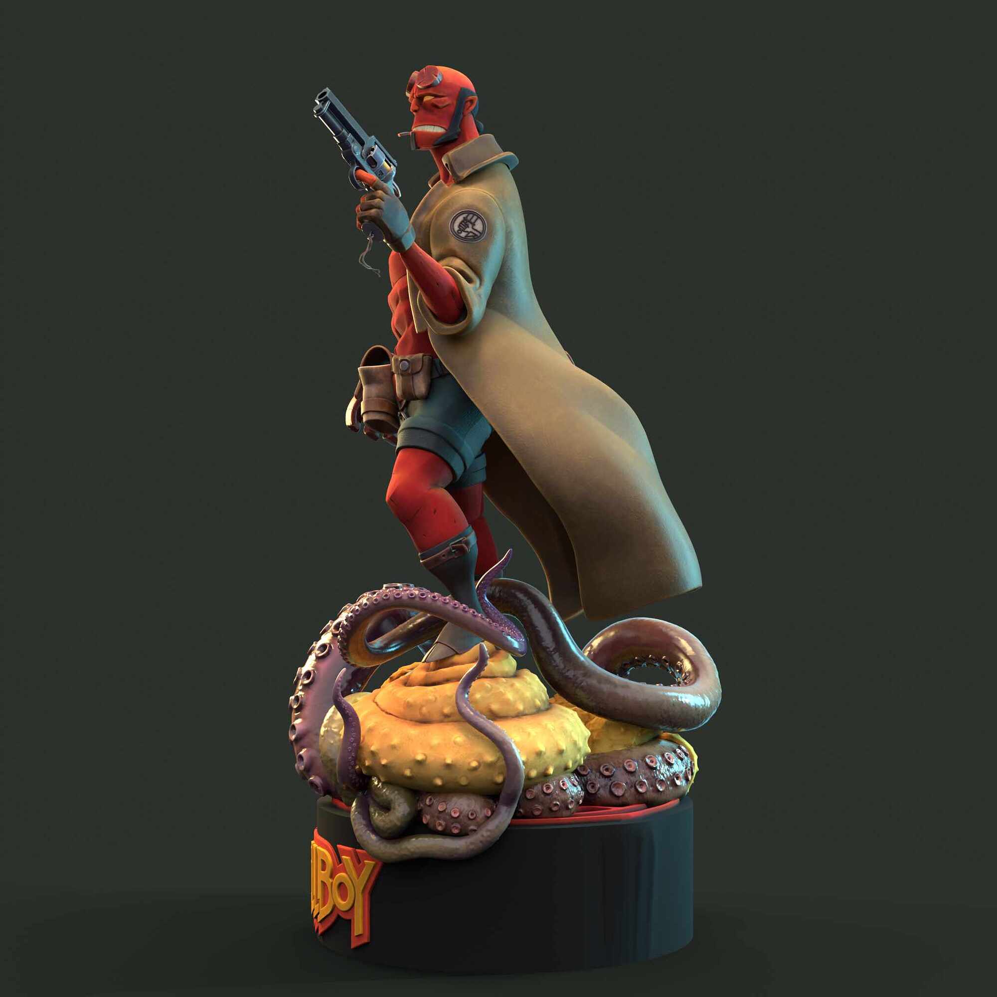 New Renders for HellBoy Sculpt - ZBrushCentral