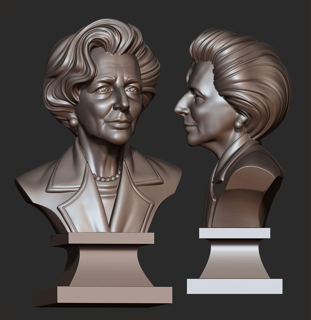 Bust for 3d printing - ZBrushCentral