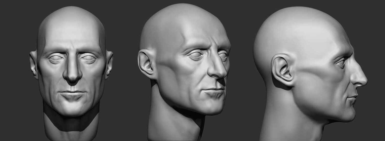 Head/Face study in Zbrush - ZBrushCentral