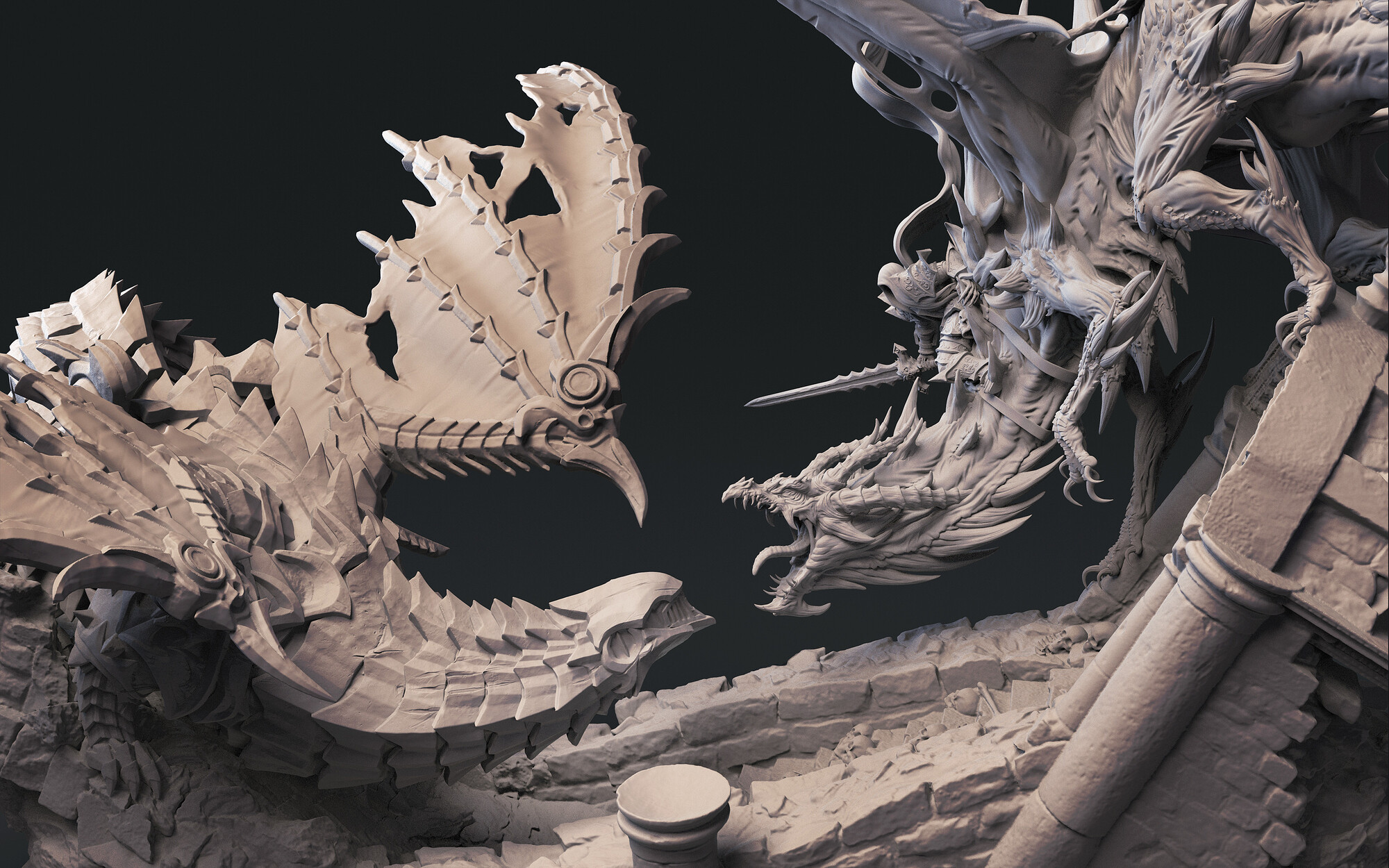 Cursed Dragon - ZBrushCentral