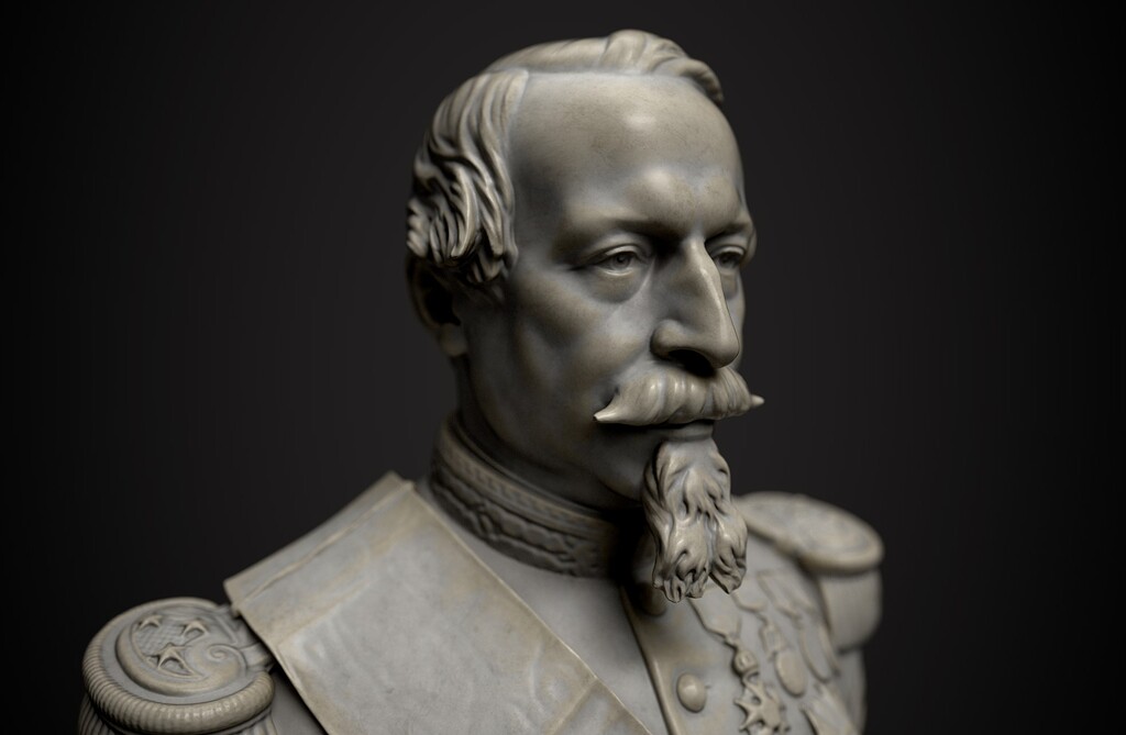 Napoléon III Portrait statue practice - ZBrushCentral
