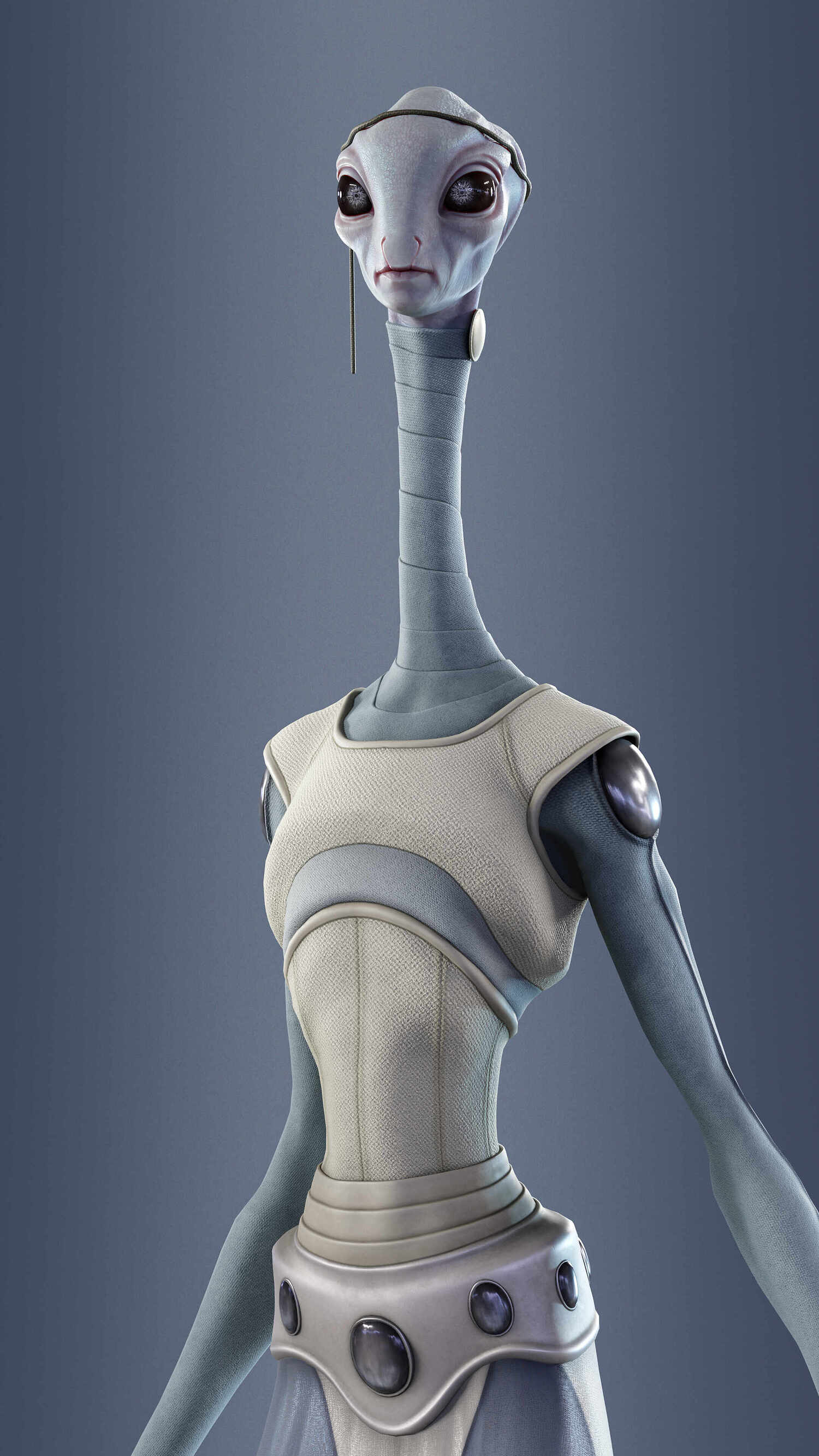 Kaminoan (Taun We) Star Wars Creature - ZBrushCentral