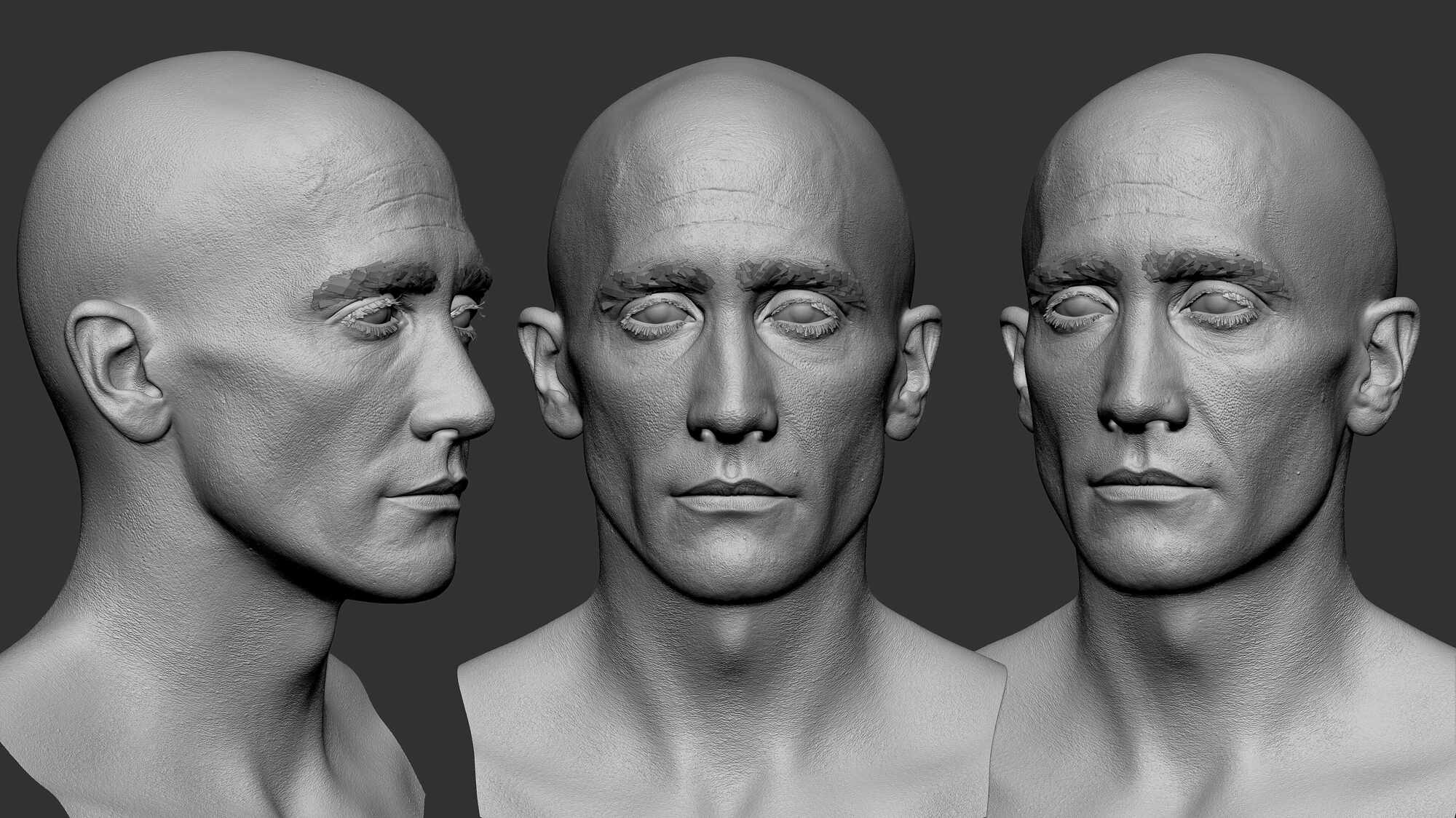 Jake Gyllenhaal Nightcrawler - Real Time Head - ZBrushCentral