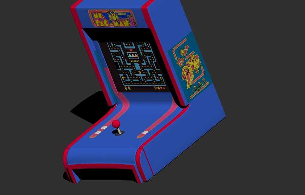 Ms. Pac-man Table Top - ZBrushCentral