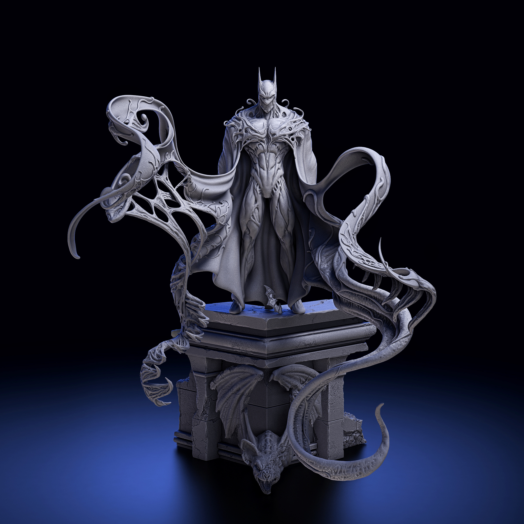 Symbiote Batman - ZBrushCentral