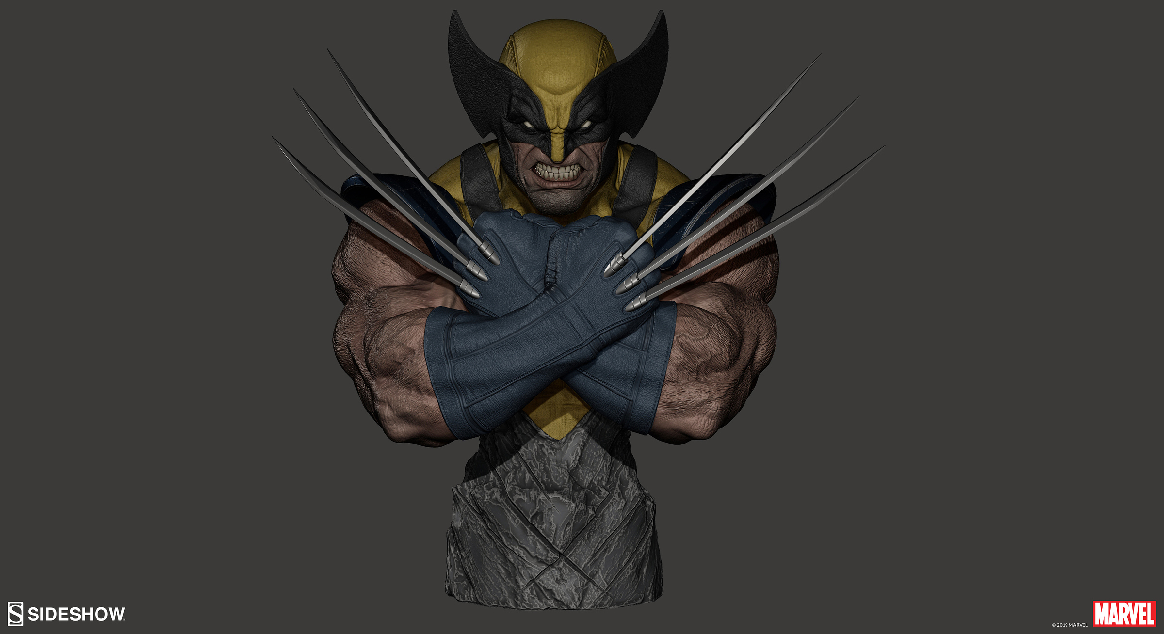 Wolverine Bust 1/3_Sideshow Collectibles - ZBrushCentral