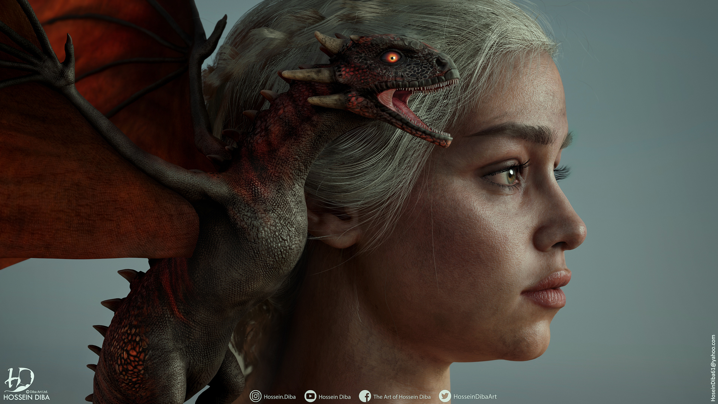 3D Model of Khaleesi (Real Time) - #4 by Asnaei - ZBrushCentral