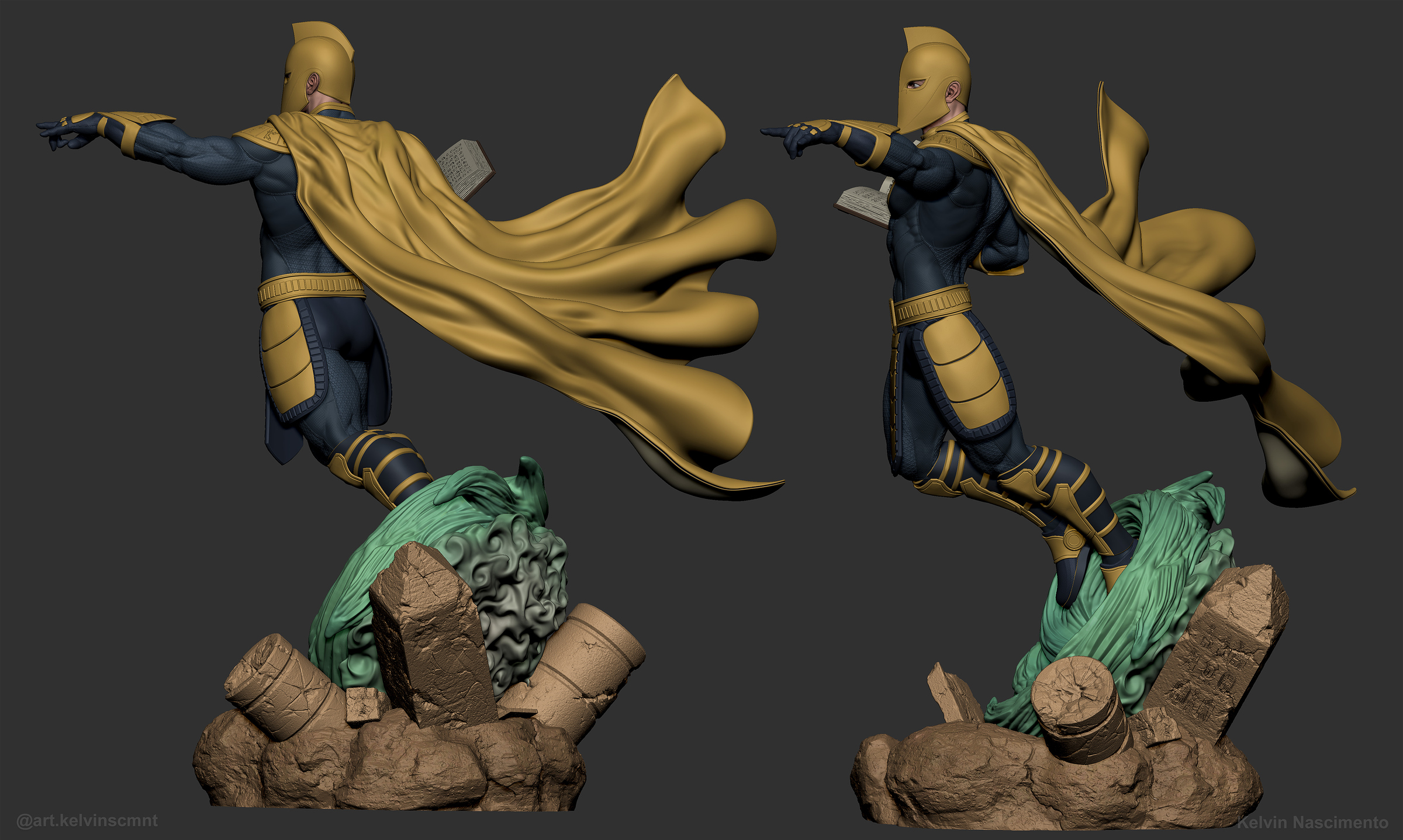 Dr. Fate - Fan Art Statue - ZBrushCentral