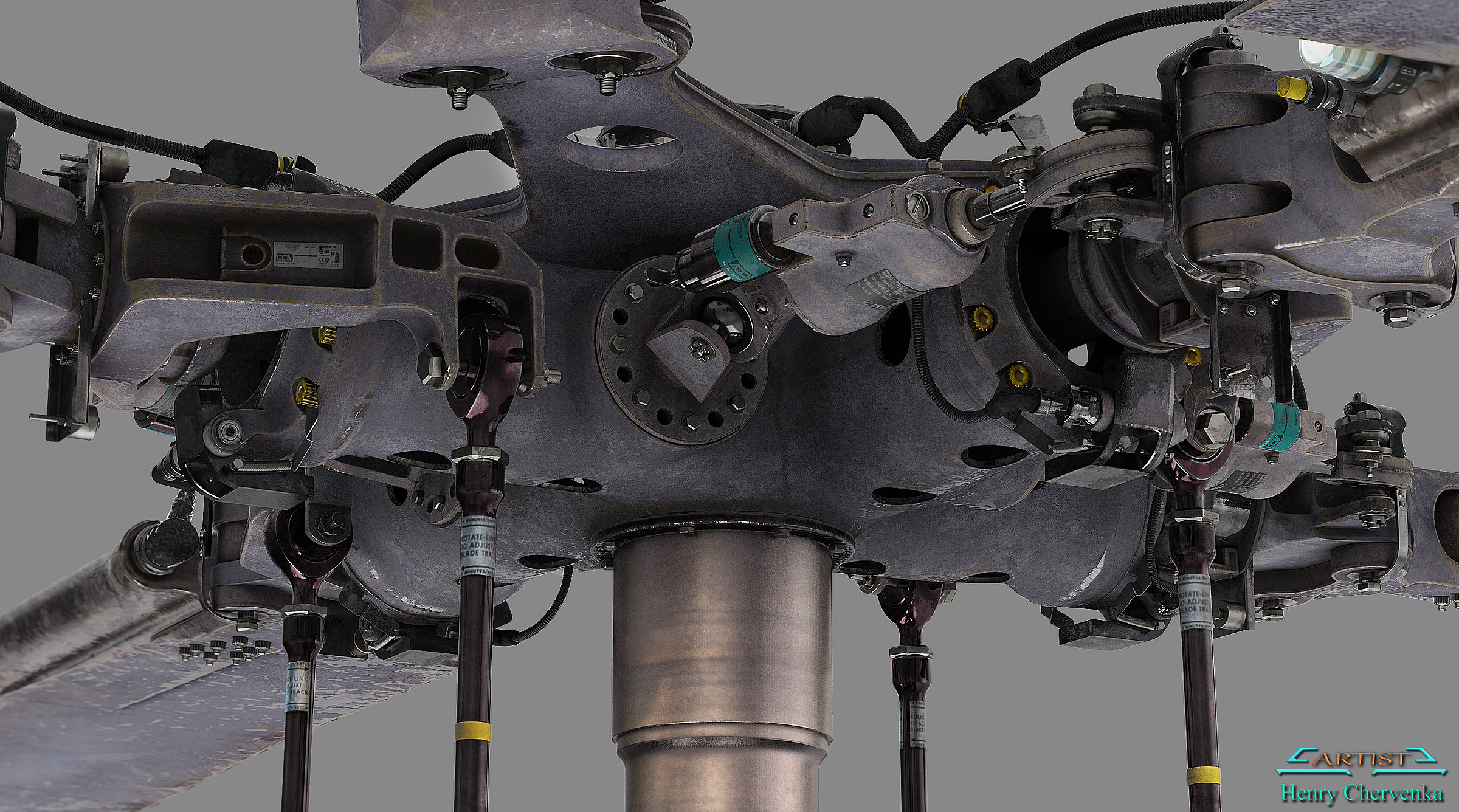 UH 60 Main Rotor - ZBrushCentral