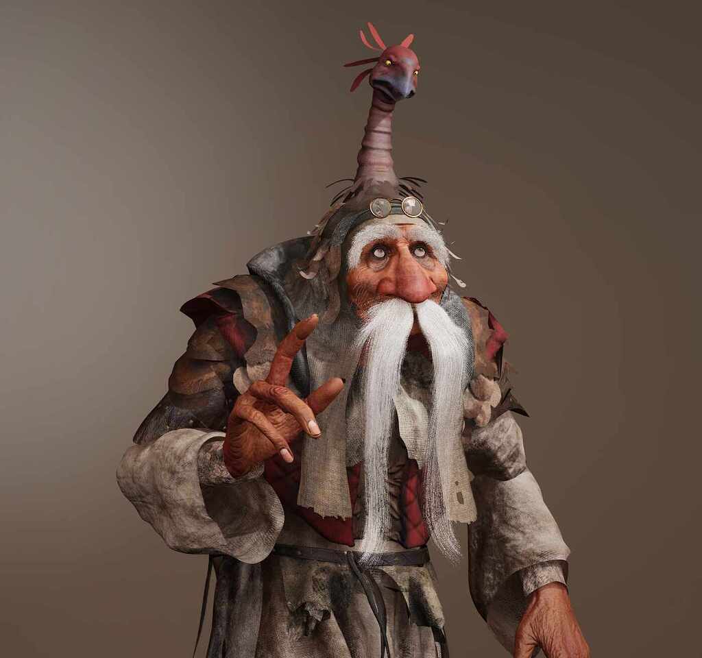 The Wiseman and the Hat (Jim Henson's Labyrinth) - ZBrushCentral