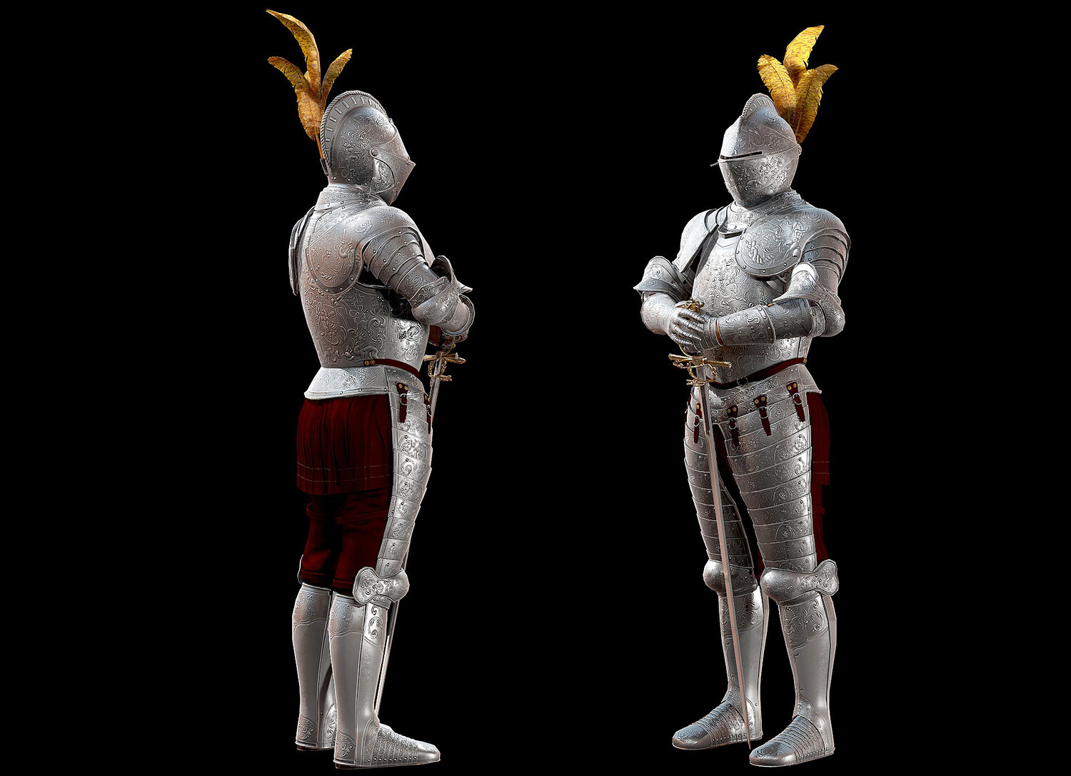 Armor of Henry II, King of France - Étienne Delaunef - ZBrushCentral