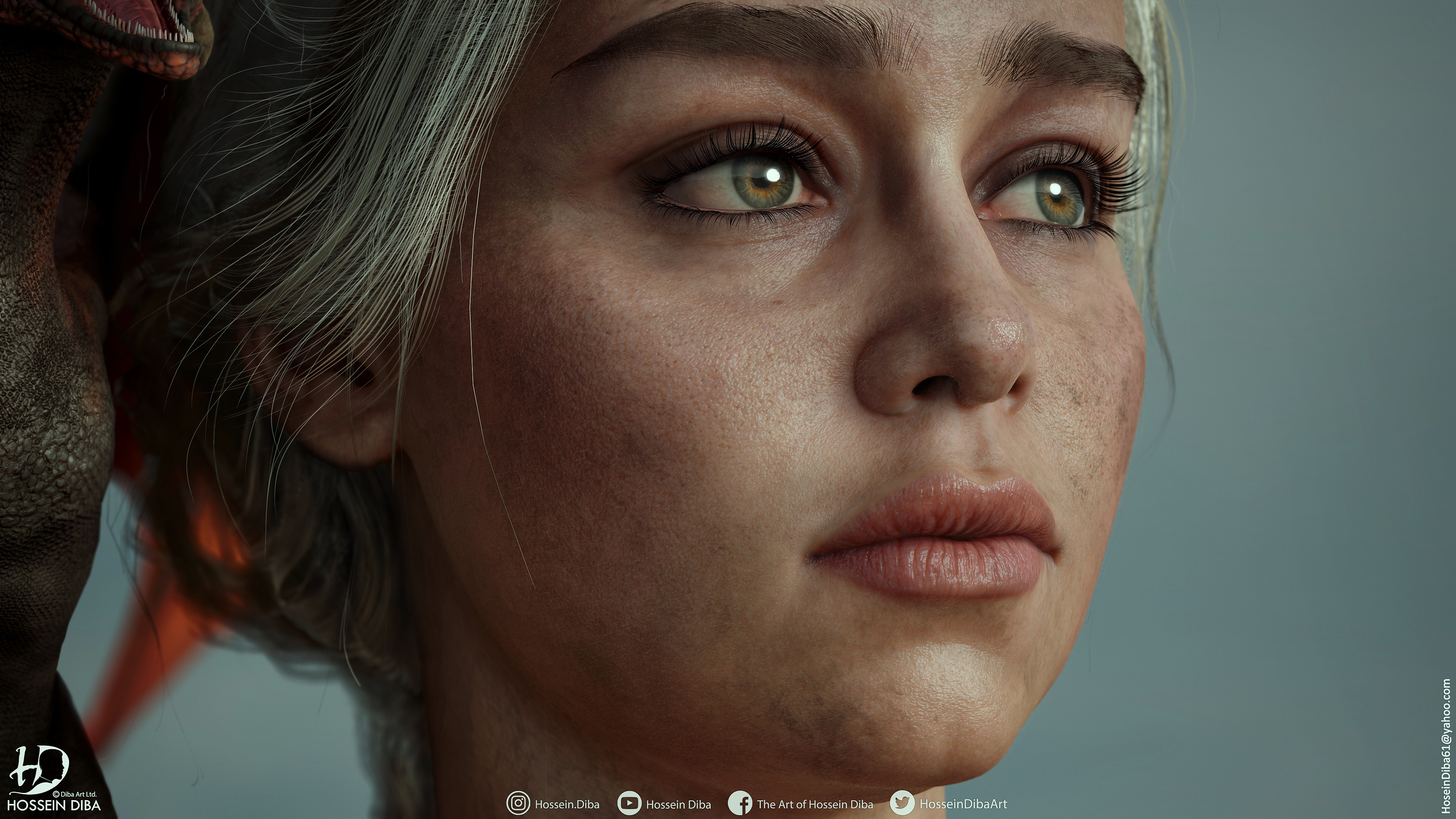 3D Model of Khaleesi (Real Time) - ZBrushCentral